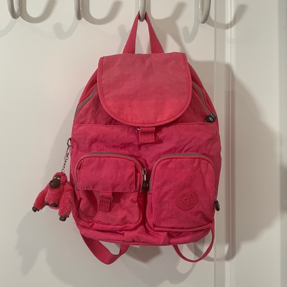 Kipling | Bags | Kipling Small Backpack Color Pink | Poshmark